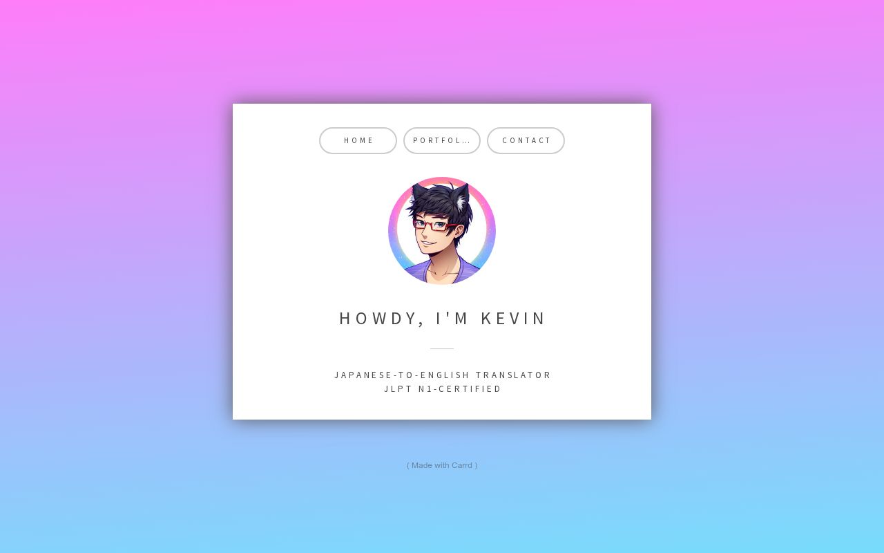 Kevin's Portfolio